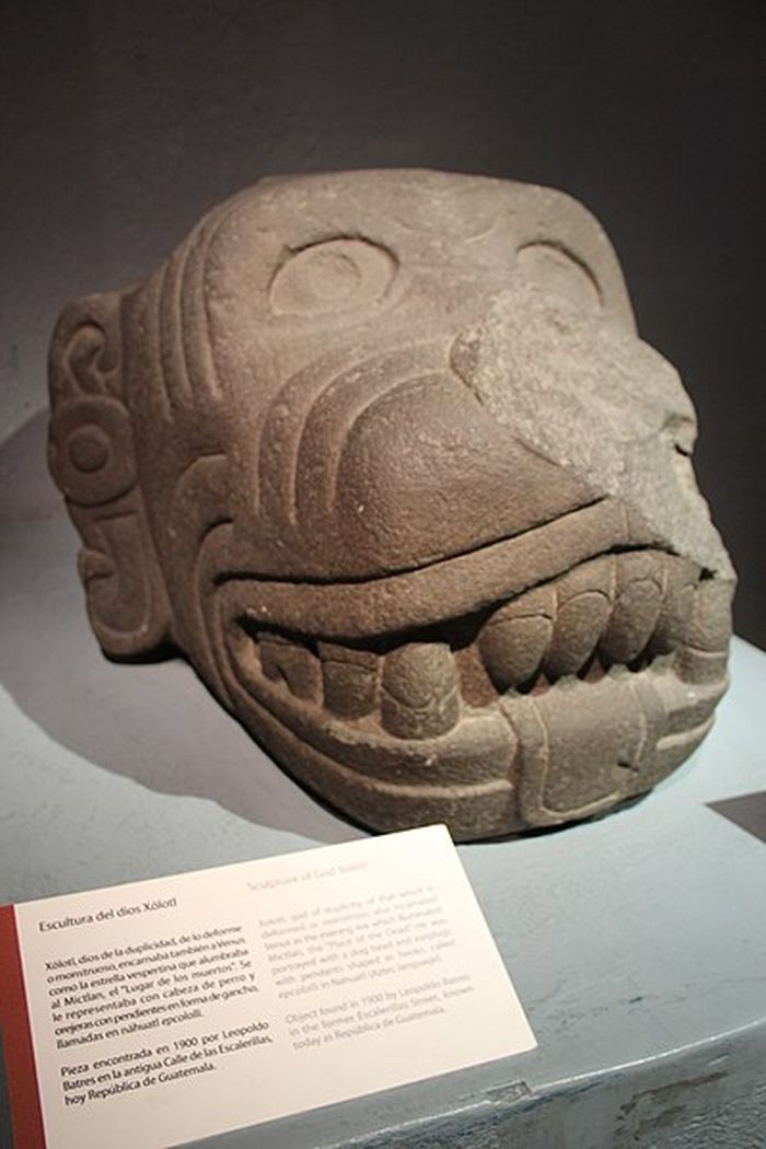 Xolotl, Dewa Petir dan Api Berkepala Anjing yang Dipuja Suku Aztec ...