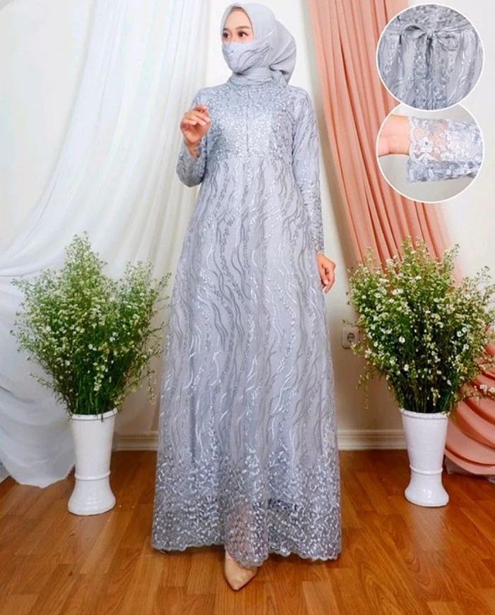 Rekomendasi Baju Gamis Brokat 2022 untuk Kondangan di Marketplace Rekomendasi Baju Gamis Brokat 2022 untuk Kondangan di Marketplace