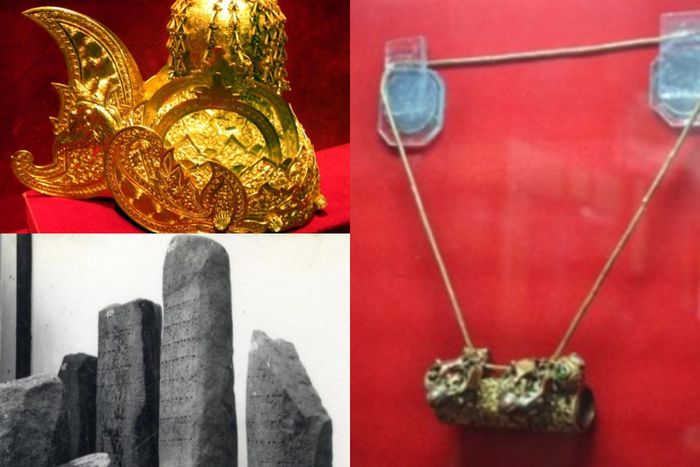 7 Peninggalan Kerajaan Kutai, Termasuk Kalung Berelief Kisah Ramayana ...