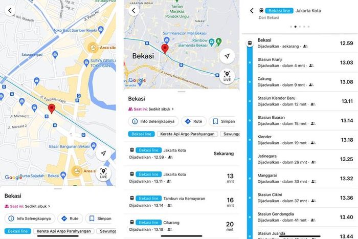 Cara Cek Perubahan Rute KRL via KRL Access dan Google Maps, Jangan Salah Jalur Ya! - Semua ...