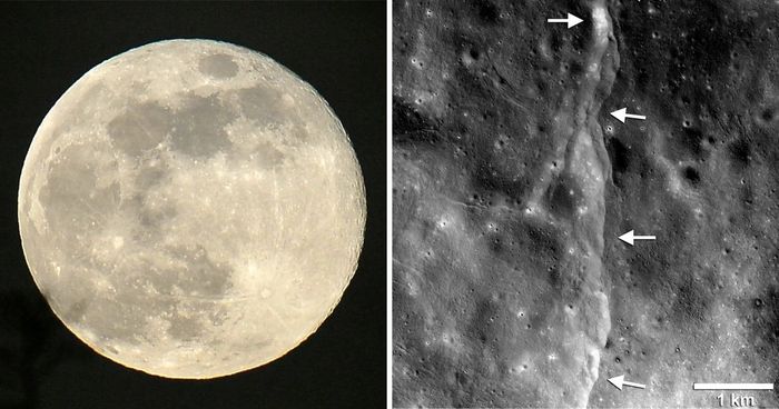 Bulan Terus Mengerut, Menyusut dan Retak Seperti Kulit Kismis ...