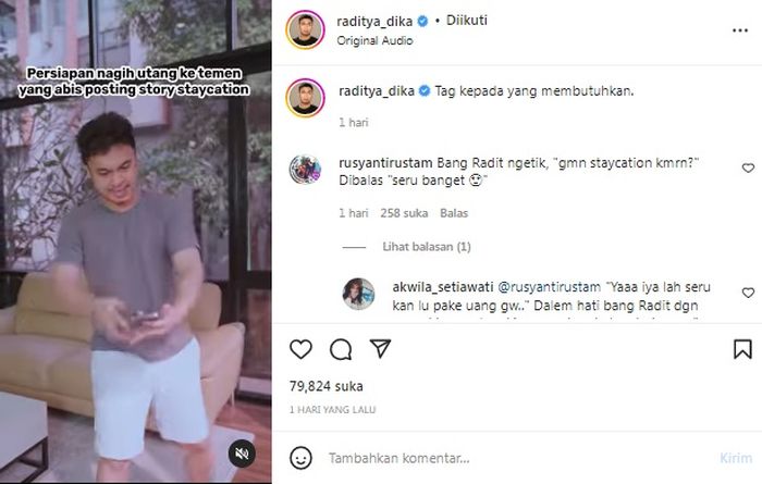 Raditya Dika Penuh Emosi Bagikan Tutorial Tagih Hutang ke Teman yang ...