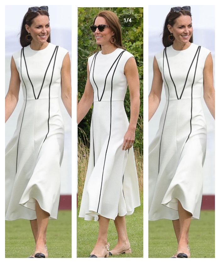 Beri Semangat kepada Pangeran William, Penampilan Manis Kate Middleton ...