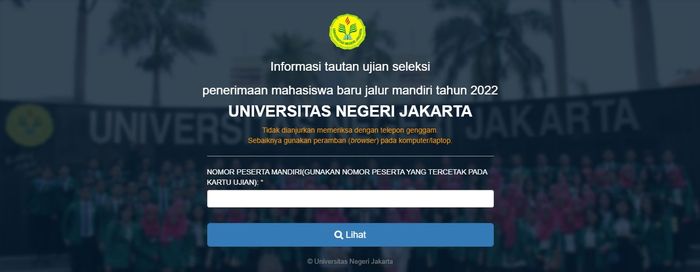 Pengumuman Hasil Seleksi Mandiri (Penmaba) UNJ 2022 dan Cara Loginnya ... Pengumuman Hasil Seleksi Mandiri (Penmaba) UNJ 2022 dan Cara Loginnya ...