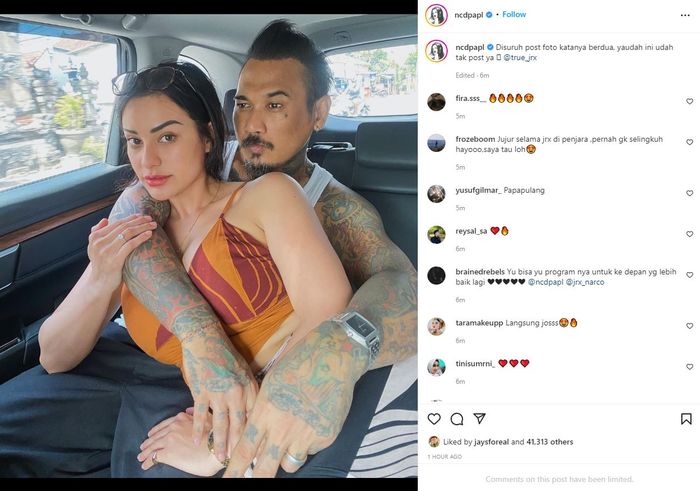 Jerinx Bebas dari Penjara, Nora Alexandra Langsung Pamer Foto Mesra ... Jerinx Bebas dari Penjara, Nora Alexandra Langsung Pamer Foto Mesra ...