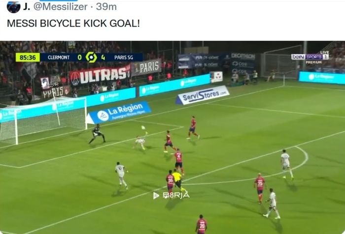 Gol Salto Messi vs Clermont, Copy Paste Punya Legenda Brasil ...