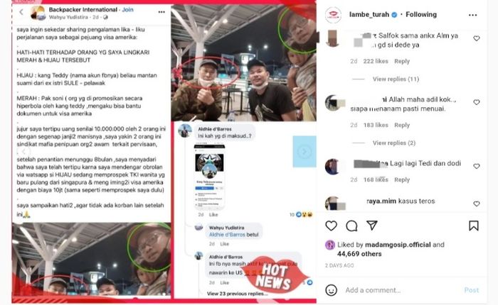 Teddy Pardiyana Terseret dalam Kasus Penipuan Visa, Nasib Bintang Adik ... Teddy Pardiyana Terseret dalam Kasus Penipuan Visa, Nasib Bintang Adik ...