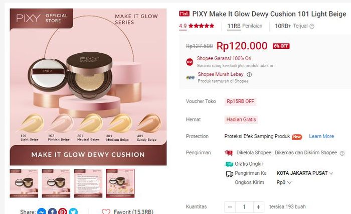 Pilihan Cushion Dewy Finish Terbaik, Kulit Cantik Glowing Bak Perempuan ...