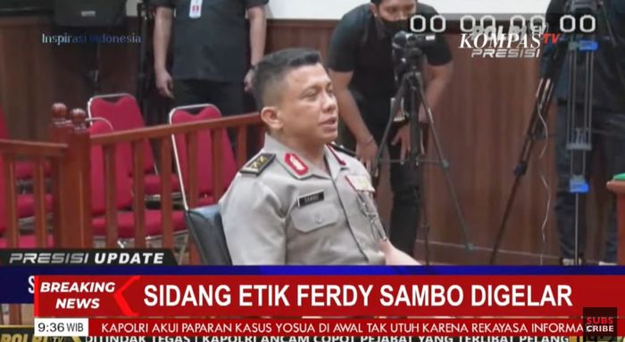 Sidang Kode Etik Ferdy Sambo Sedang Berlangsung, Begini Situasi Pengamanan Sidang