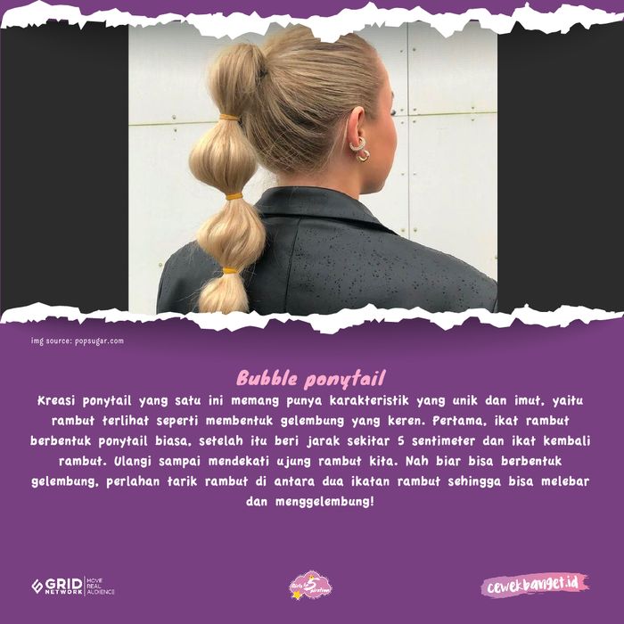 Inspirasi Ponytail yang Bisa Disesuaikan dengan Karakter dan Acara ...
