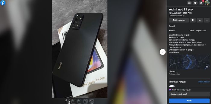 Harga HP Second Redmi Note 11 Pro 6/128GB Agustus 2022, Ada Fitur ...
