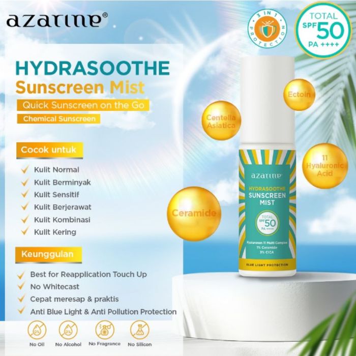 4 Sunscreen Mist, Praktis dan Cocok untuk Kulit Wajah Hingga Badan ...