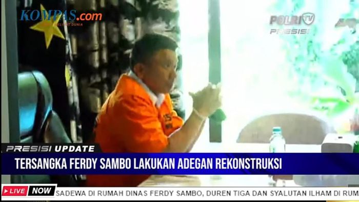KONTRAS, Ekspresi Wajah Ferdy Sambo Pakai Baju Tahanan Saat Duduk Beda ... KONTRAS, Ekspresi Wajah Ferdy Sambo Pakai Baju Tahanan Saat Duduk Beda ...