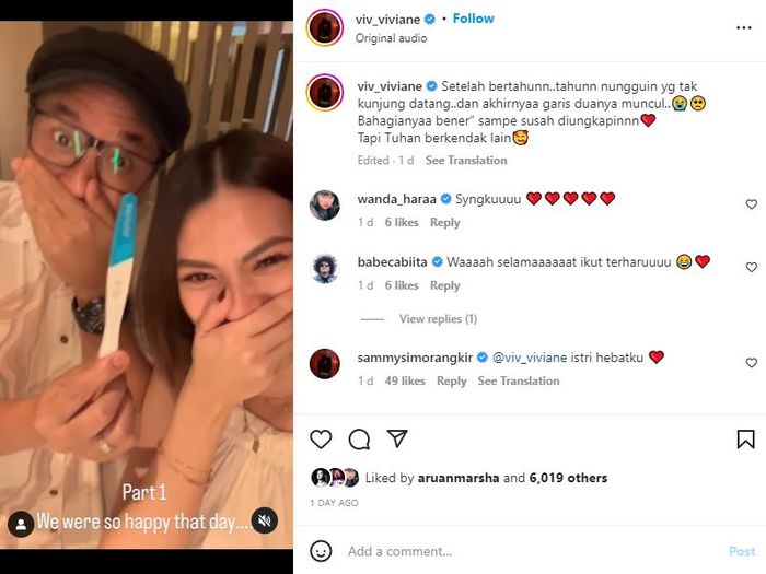 Bahagianya Cuma Sekejap, Istri Sammy Simorangkir Tak Kuasa Tahan Tangis ... Bahagianya Cuma Sekejap, Istri Sammy Simorangkir Tak Kuasa Tahan Tangis ...