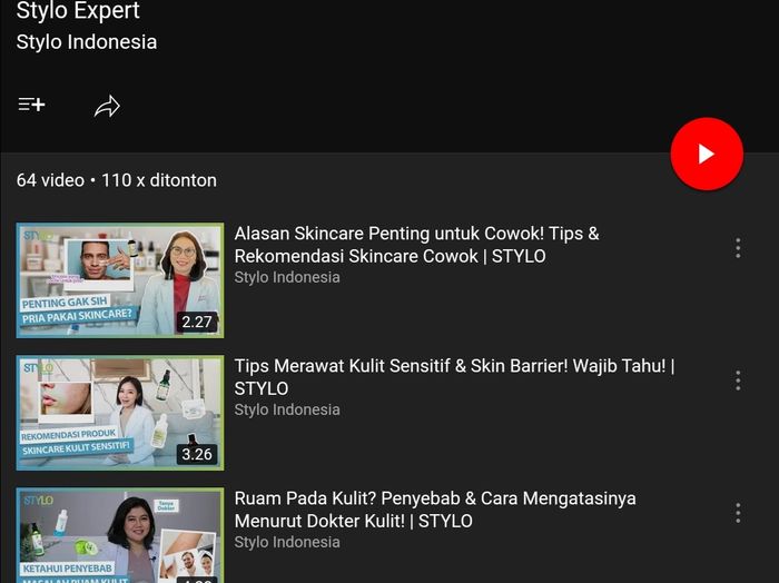 Mengintip Isi YouTube Channel Stylo Indonesia, Semua Soal Perempuan ...
