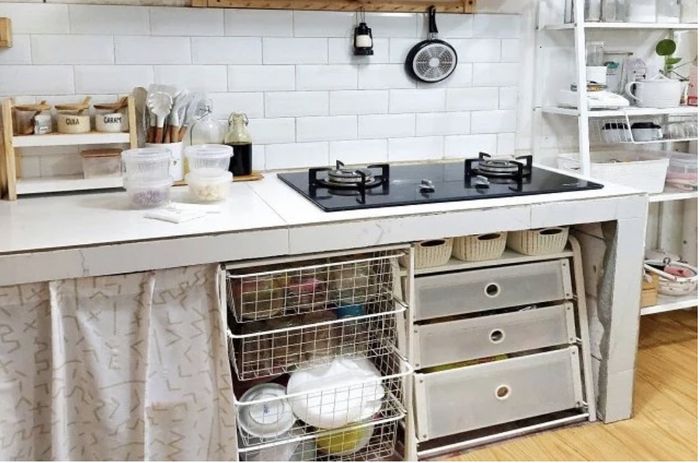Murah Deh! Ini 5 Desain Dapur Mungil Tanpa Kitchen Set Buat Rumah ...