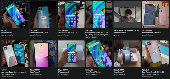 Harga HP Second Oppo Reno 4F 8/128GB Oktober 2022, Turun Banyak Loh ...