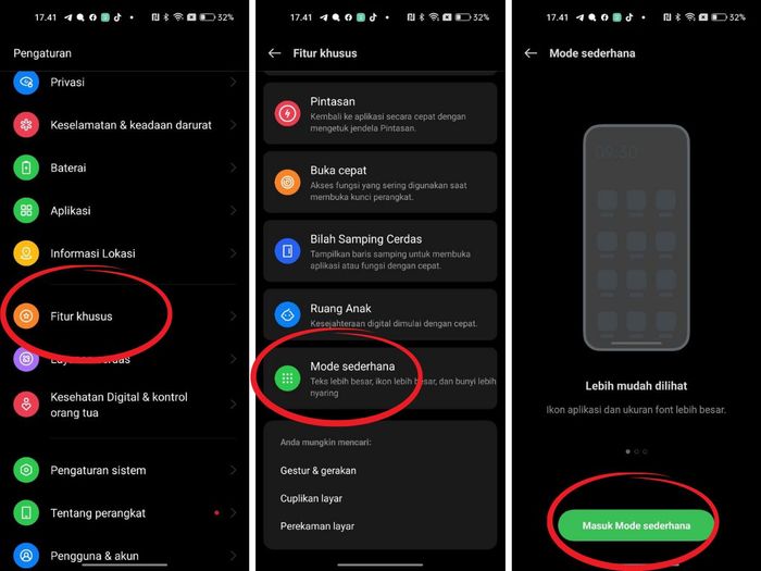 Cara Aktifkan Mode Sederhana di OPPO A17 Agar Mudah Dipakai Orang Tua ...