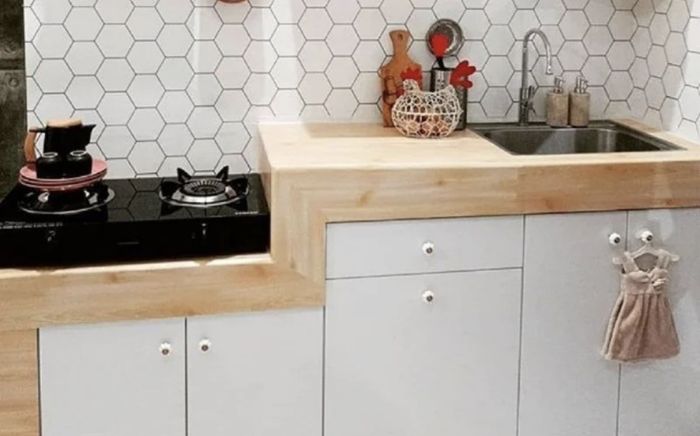 Ibu-ibu Arisan Ketagihan Main ke Rumah, Desain Meja Dapur Cor Lurus ...