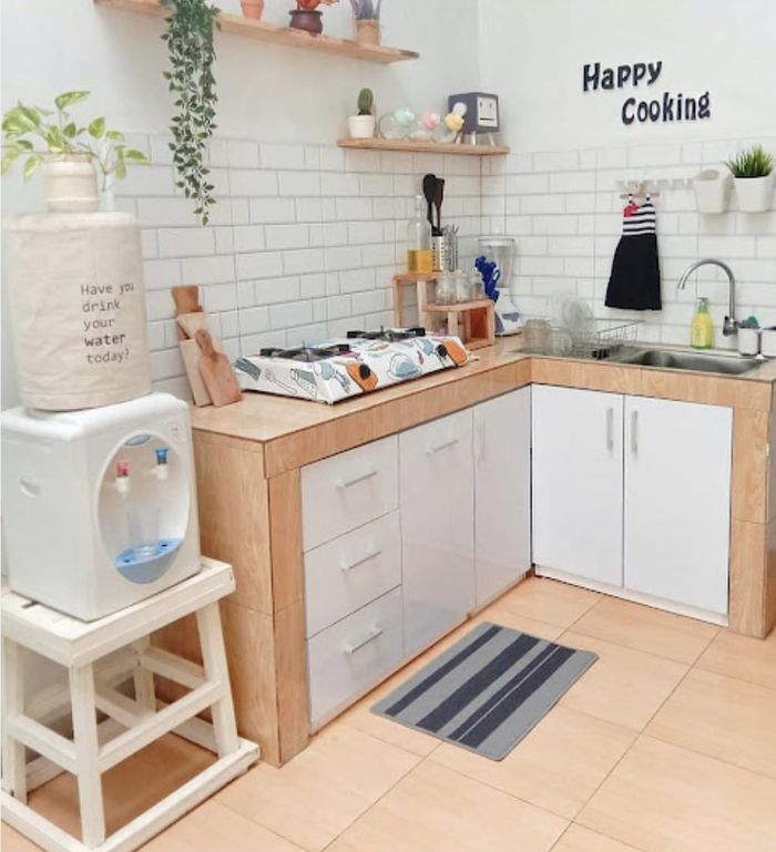 Mimpi Istri Terwujud! Desain Dapur Kecil Nan Cantik Bikin Suasana Memasak Bak Drama Korea, Lihat ...