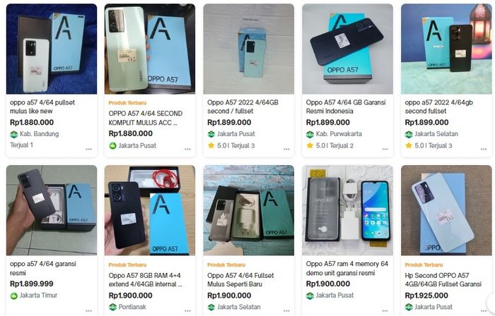 Harga HP Second Oppo A57 4/64GB Oktober 2022, Desain Cantik Cuma Rp 1 Jutaan! - Nextren.grid.id