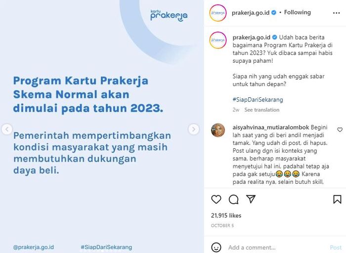 Bakal Dilanjutkan di Tahun 2023, Ini Beda Program Kartu Prakerja Dari ... Bakal Dilanjutkan di Tahun 2023, Ini Beda Program Kartu Prakerja Dari ...