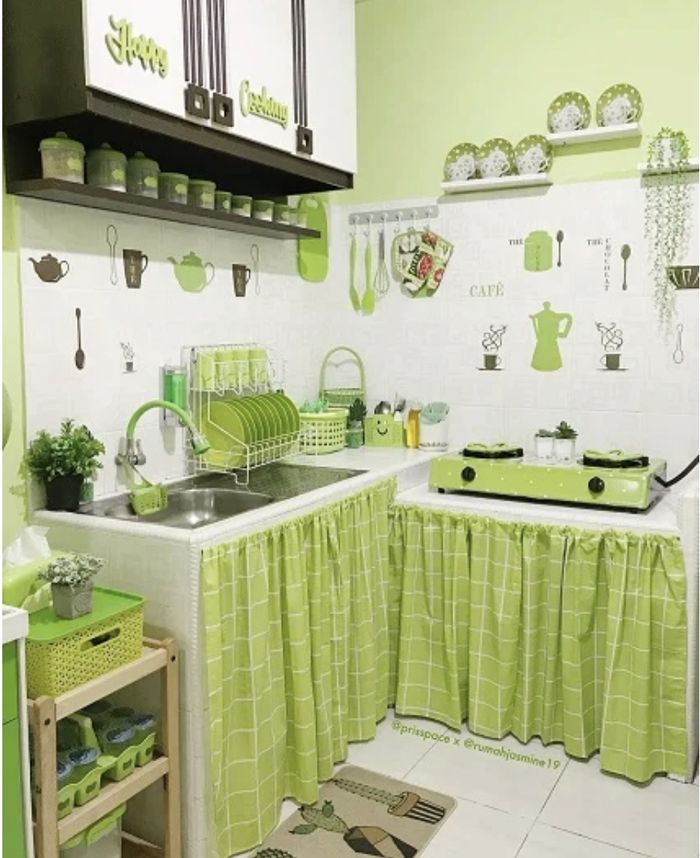 Cari-cari Foto Inspirasi, Desain Kolong Dapur Mungil Tampak Kian Cantik dan Rapi Cuma Modal ...