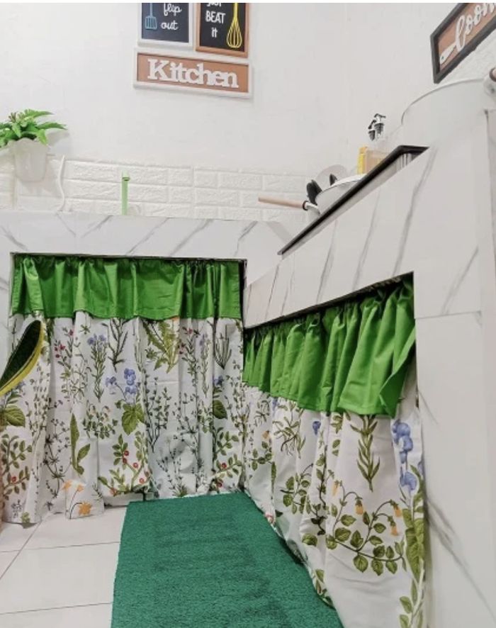 Cari-cari Foto Inspirasi, Desain Kolong Dapur Mungil Tampak Kian Cantik dan Rapi Cuma Modal ...