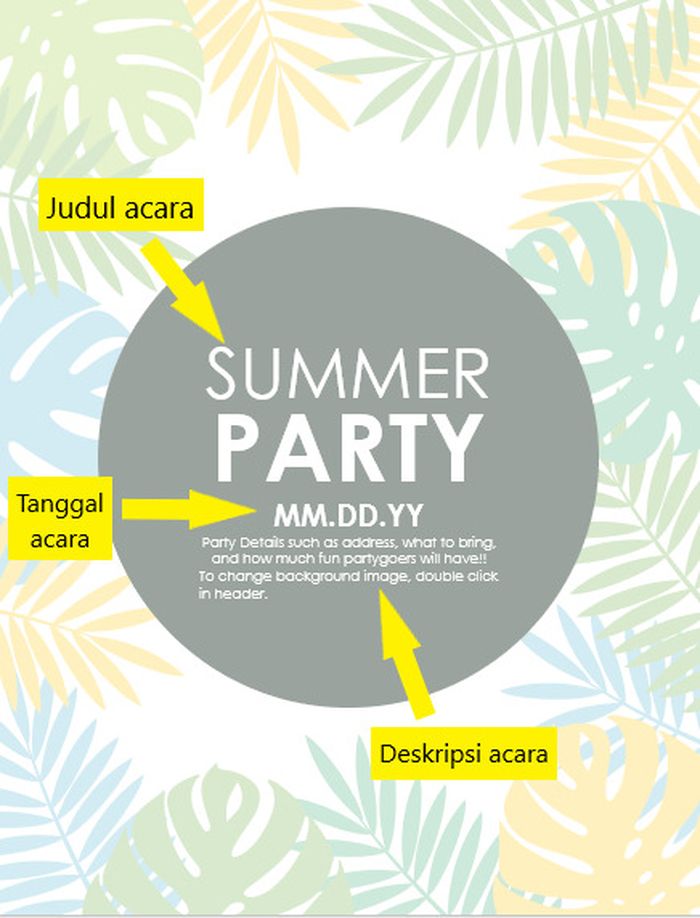 Cara Membuat Poster Acara Di Microsoft Word, Mudah dan Praktis Loh ...
