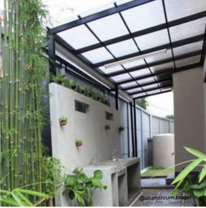 Pelindung Nan Estetik! Desain Kanopi Dapur Terbuka Cocok Buat Jaga Mood ...