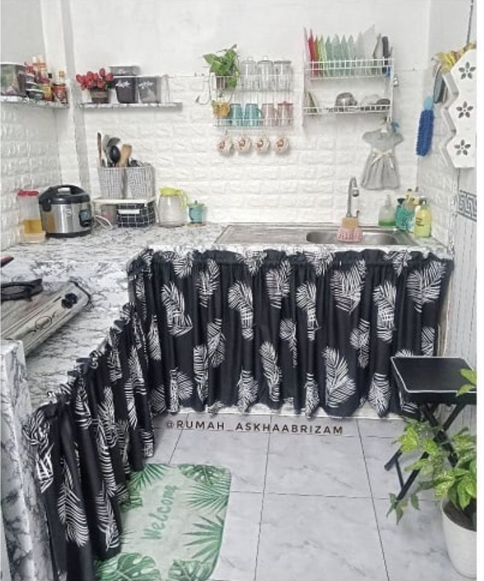 Biayanya Murah Kok, Desain Dapur Sempit Tapi Rapi Ini Dijamin Bikin ...
