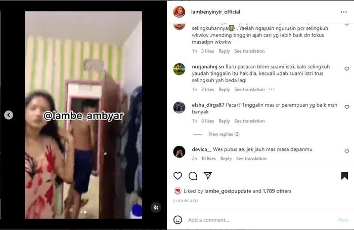 Viral Zicho Norfriandika Pergoki Pacar Selingkuh di Kamar Kost, Ternyata Inilah Sosok Berlin ...