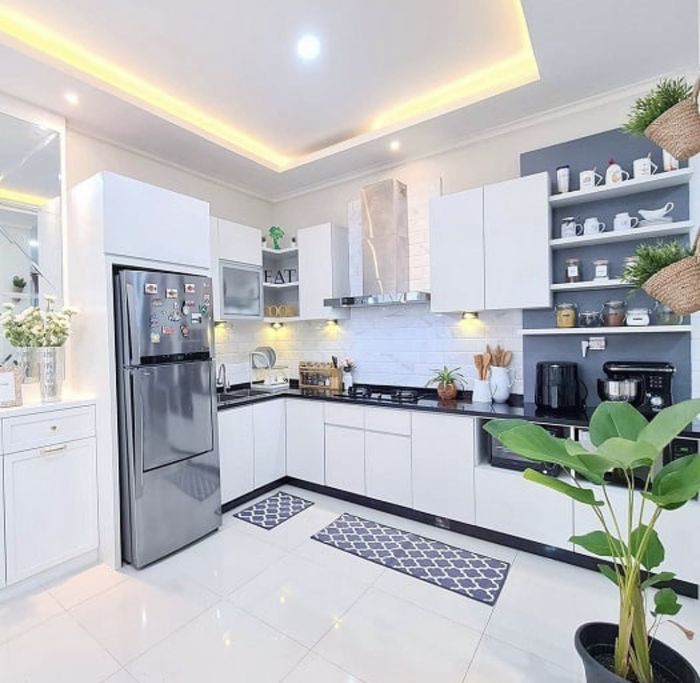 Gara-gara Tiru Desain Plafon Dapur Modern Ini, Wajah Pemilik Rumah Mungil Kian Berseri-seri, 8 ...