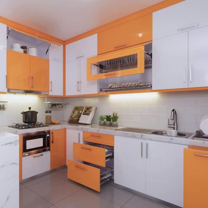 Foto Desain Dapur Warna Putih Minimalis Tampak Membosankan? Coba Ubah ...
