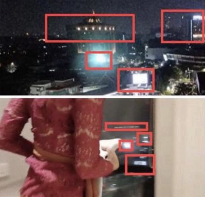 Pemeran Video Viral Wanita Kebaya Merah Tekuk Lutut, Foto Tanda di Tubuhnya Bikin Cepat ...