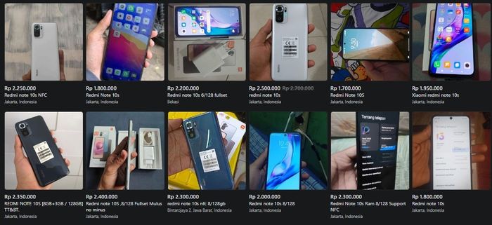 Harga HP Second Redmi Note 10s 6/128GB November 2022, Quad-Camera Murah ...