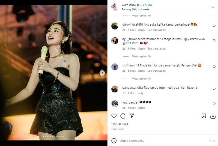 Si Ratu Ketek Mulus, Tubuh Keringetan Wika Salim Tampil Seksi Pakai Tube Top Pamer Ketiak Licin ...
