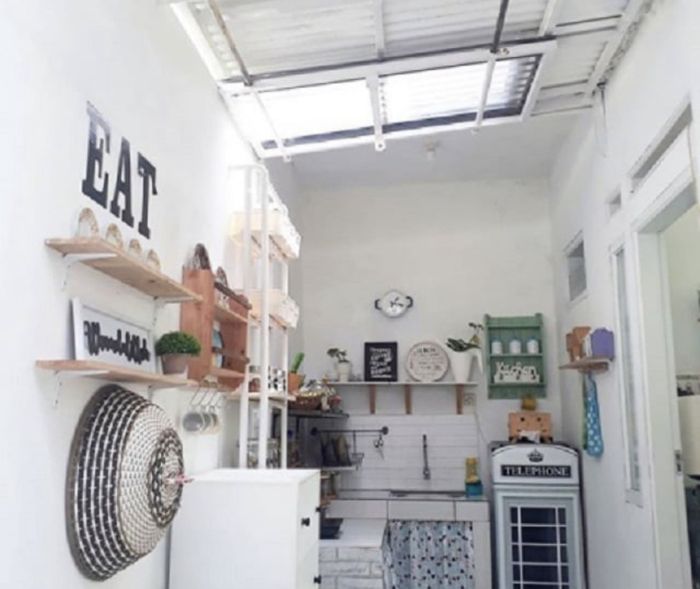 Agar Bebas Sumpek, Desain Atap Dapur Kecil Dibuat Model Begini, Foto ...