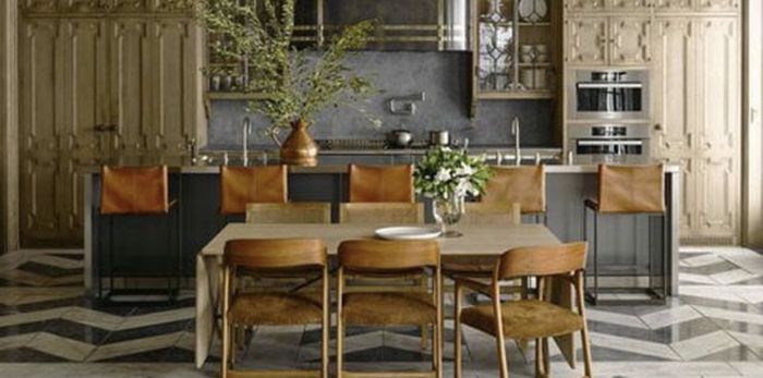 Kitchen Set Dibuat Seperti Begini, Foto Desain Dapur Terlihat Rustic ...