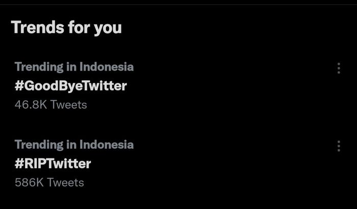 Tagar RIP Twitter Jadi Trending, Benarkah Imbas dari Peraturan Baru ...