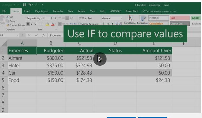 Contoh Penggunaan Rumus IF di Microsof Excel Lengkap dengan Penjelasan ...