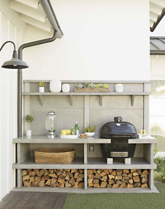 Taman Sempit Pun Jadi, Desain Dapur Outdoor Bikin Tamu Ketagihan Ikut ...