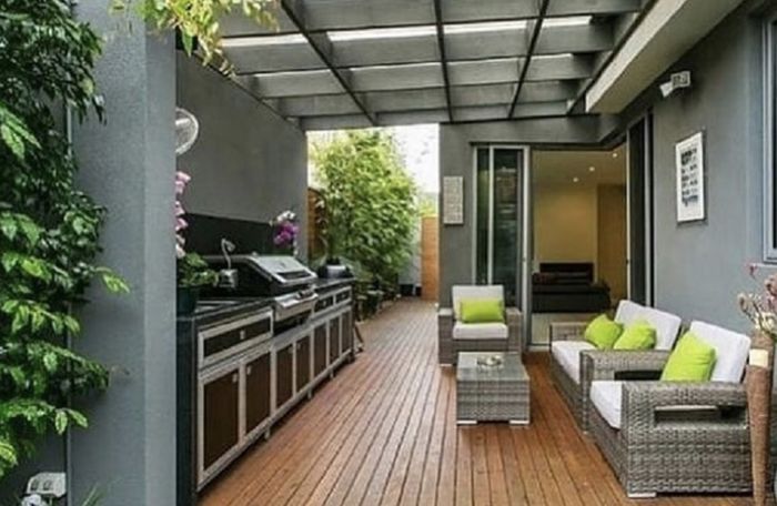 Teduh, Desain Kanopi Dapur Terbuka Dibuat dengan Model Berbeda, 15 Foto ...