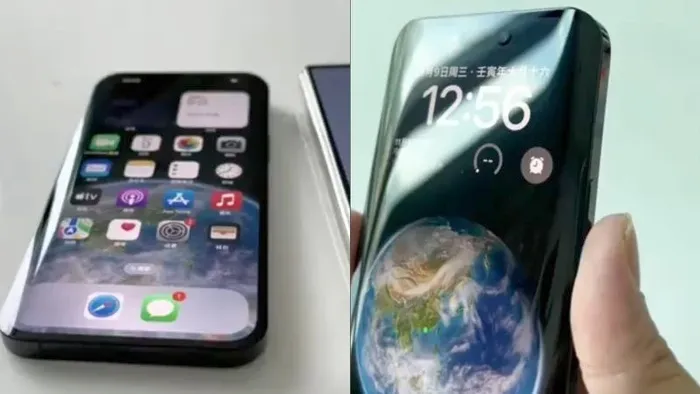 Teknisi Modifikasi iPhone 14 Pro Max dengan Layar Lengkung Samsung ...