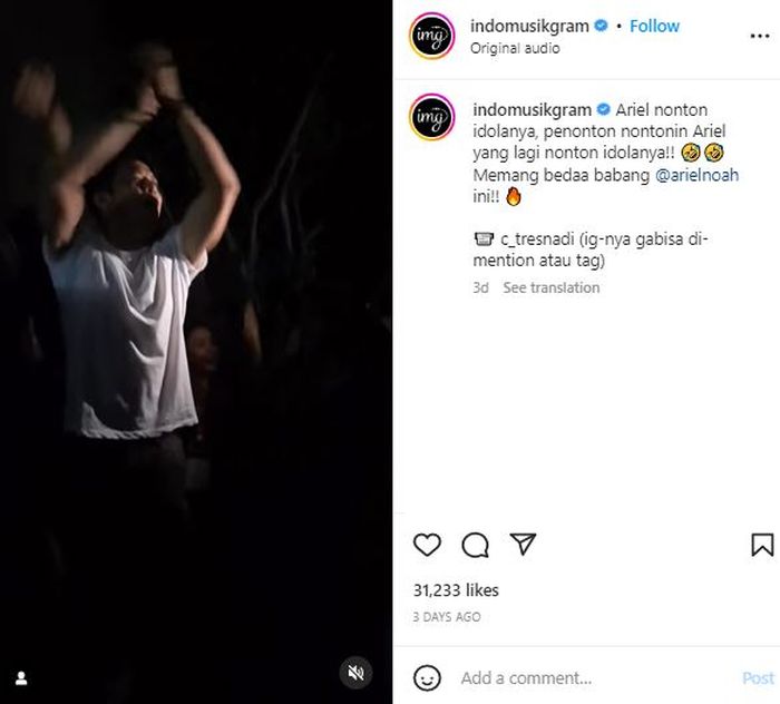 Ariel NOAH Viral! Kepergok Berhasil Hasut Ratusan Orang Saat Nonton ...