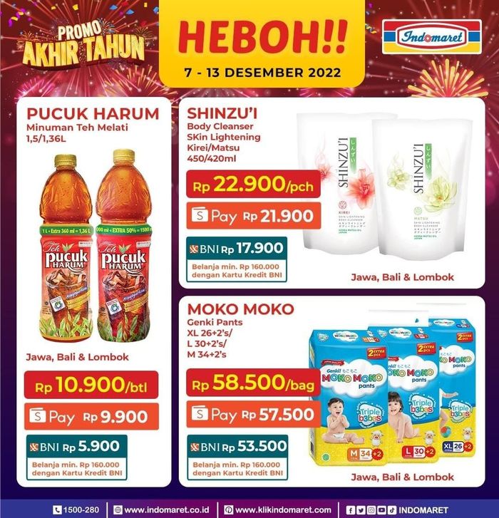 Promo Indomaret Minggu Ini, Belanja dengan Harga Heboh di Akhir Tahun ... Promo Indomaret Minggu Ini, Belanja dengan Harga Heboh di Akhir Tahun ...