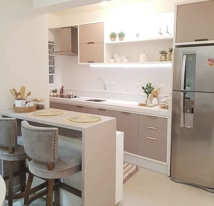 Ingin Foto Desain Dapur Mungil Tetap Rapi? Pasang Aksesoris Kitchen Set ...
