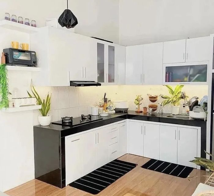 Ingin Foto Desain Dapur Mungil Tetap Rapi? Pasang Aksesoris Kitchen Set ...