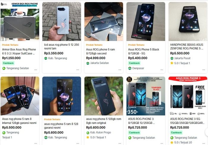 Harga Hp Second Asus Rog Phone 5 8128gb Desember 2022 Cuma Rp 5 Jutaan Nextrengridid