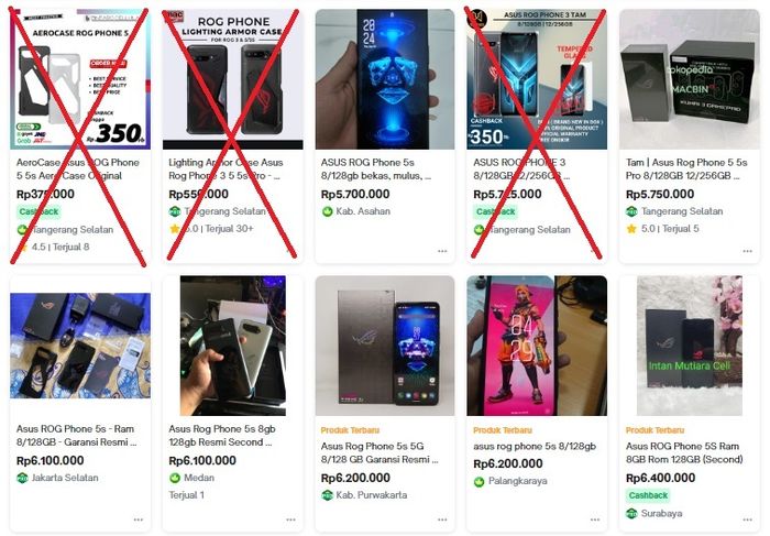 Harga HP Second ASUS ROG Phone 5s 8/128GB Desember 2022, Cuma Rp 5 ...